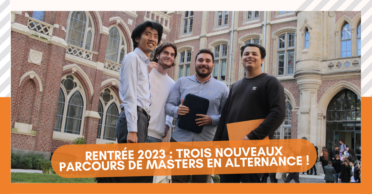 Rentrée 2023 : Trois nouveaux parcours de masters en alternance ! - FLSH