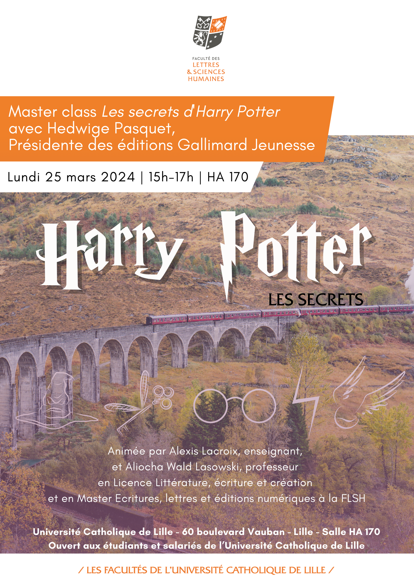 Master class Les secrets d'Harry Potter - FLSH